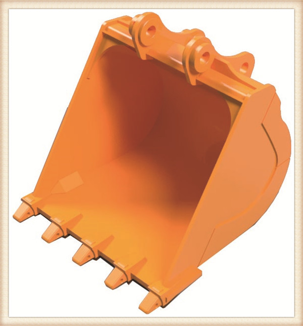 Professional Excavator Buckets For Construction Works Yellow