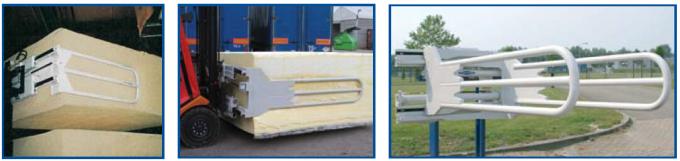 Thin Arm Forklift Truck Attachments Forklift Foam Rubber Clamps Safely ...