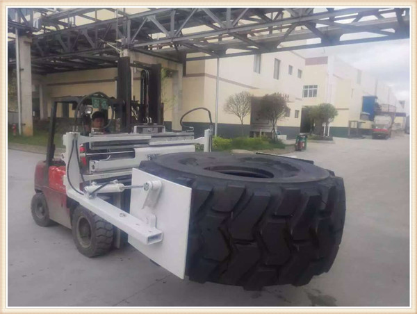 Big Diameter Tyre Clamp Forklift Wheel Lift Attachment Lift Truck ...