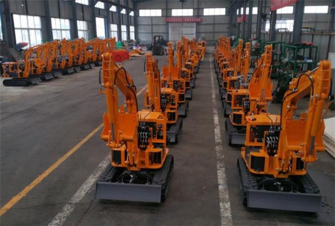Rubber Track 800kg Mini Excavator Digging Compact Digging Machine WY08H