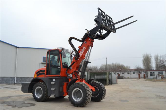 Agricultural Telescopic Wheel Loader Small Telehandler Forklift 2.5 Ton